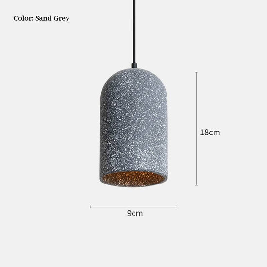 Minimalist Elegance: Cement LED Pendant Lamp - Loft Industrial Style ...