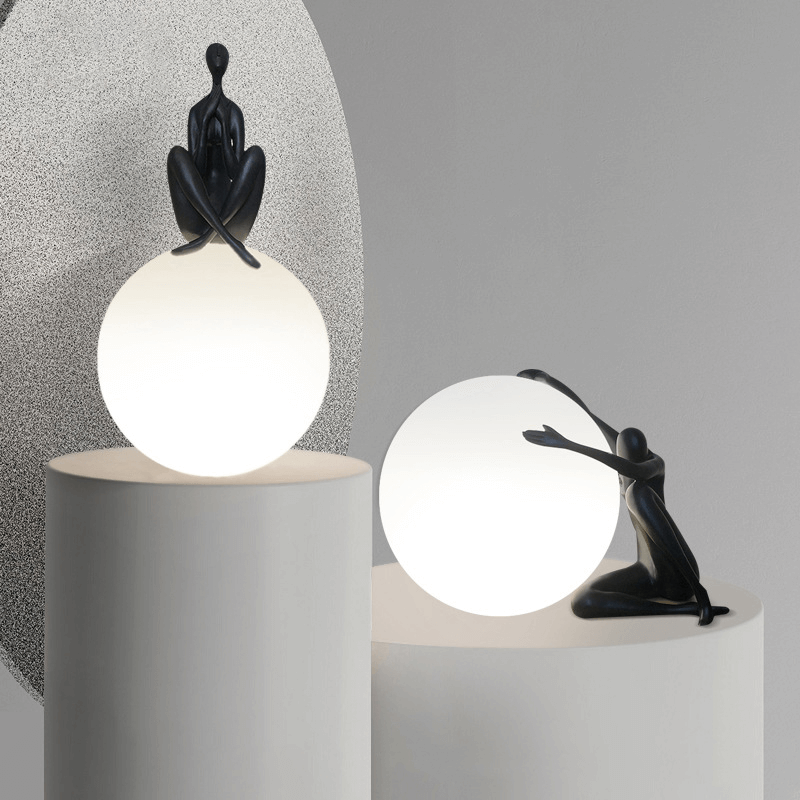 LED Moon Light Human Sculpture - Art Meets Function| ArcLightsDesign ...