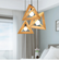 Solid Wooden Light Fixture - Triangle Wooden Lamp for a Cozy & Rustic ...